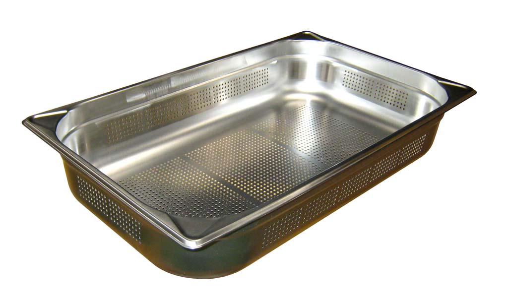 ●サイズ530×325(mm)●内寸深さ：100(mm)穴径：φ3(mm)●重量：1.2kg●容量：13L●板厚：0.7(mm)●材質18-8ステンレス●他にないアンチジャムシステム！！特殊構造で、はまり込みを防ぎ、更に強度UP。もしはまり...