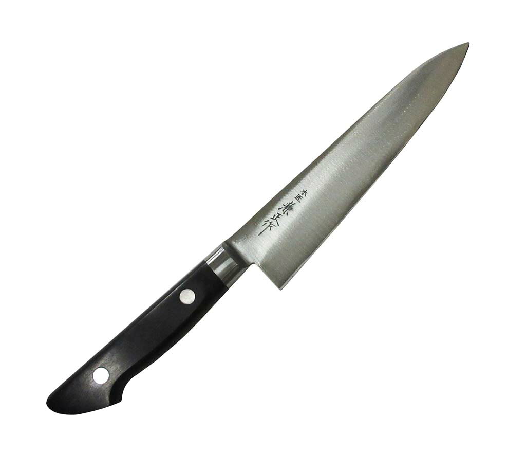 ●型番：KC-741●サイズ全長：300(mm)300×38×H17(mm)●重量：133g●板厚：背:2.1(mm)●材質SK-95(全鋼)柄：黒合板口金：ステンレス●刃渡り：18cm●製造生産国：日本●研ぎやすく、鋭い切れ味を誇る全鋼包...