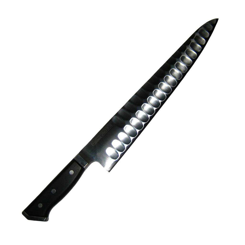 ●型番：733TK●サイズ473(mm)●重量：405g●板厚：背:2.5(mm)●材質440Aベースグレステン鋼●刃渡り：33cm●440Aを基本ベースとしたグレステン鋼は、何段階にもわたる特殊熱処理を行っています。耐蝕性、耐摩耗性、耐熱...