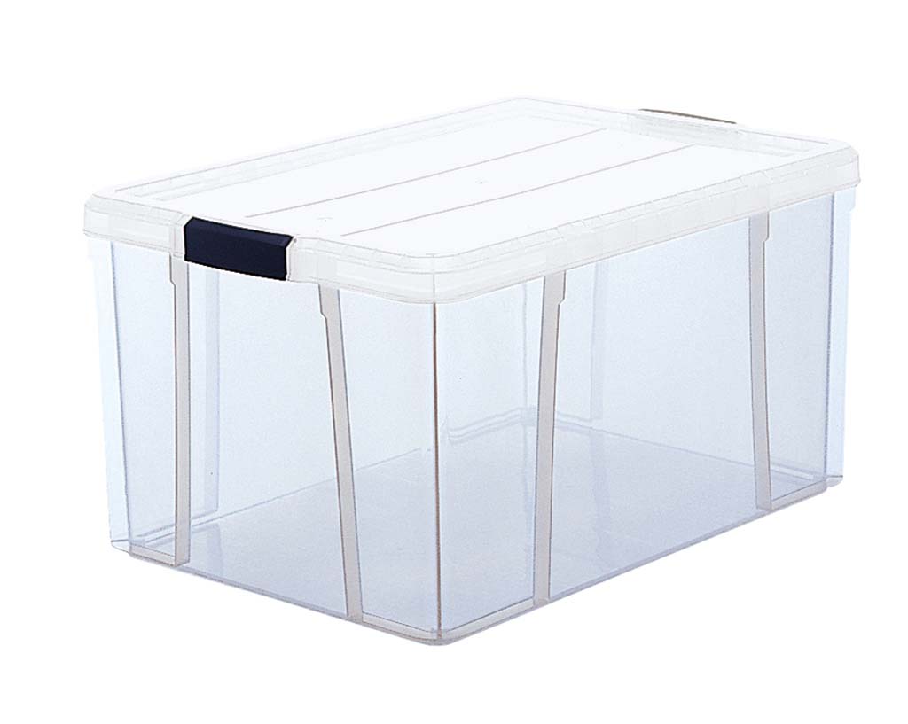 ●型番：S-04●サイズ635×440×H325(mm)●内寸541×371×H310(mm)●容量：66L●材質ポリプロピレン●中身がはっきり見えるクリアタイプ※商品画像はメーカー提供の代表画像を使用しております。複数掲載の画像でも、単品...