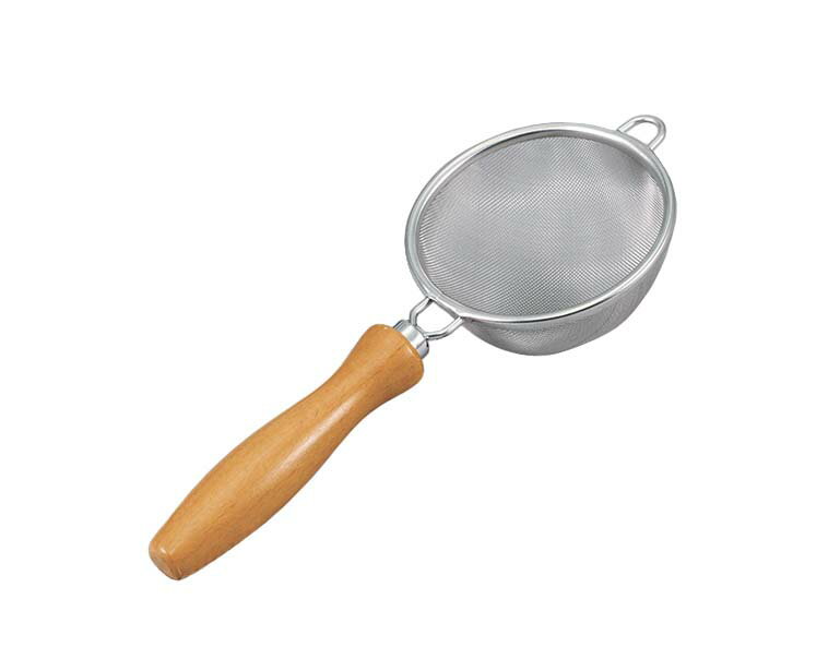 ●型番：10169●サイズφ82×185(mm)線径：φ0.21(mm)深さ：45(mm)●材質18-8ステンレス柄：木●シングル金網：φ0.21×40メッシュ※商品画像はメーカー提供の代表画像を使用しております。複数掲載の画像でも、単品販...