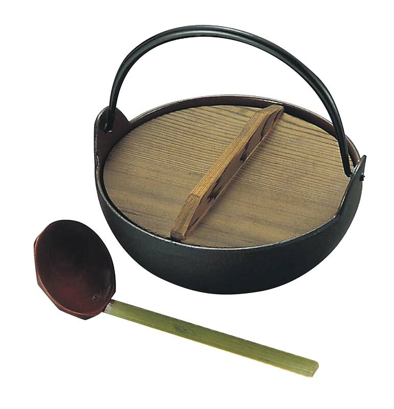 ●型番：401●サイズφ240(mm)●内寸φ225(mm)深さ：90(mm)●重量：2.6kg●容量：3L●材質鉄内面茶ホーロー仕上げ●鍋は日本人のこころの故郷。鉄器が醸し出すやさしい風合いは、人のぬくもりにも似て宴をいっそうあたたかなも...