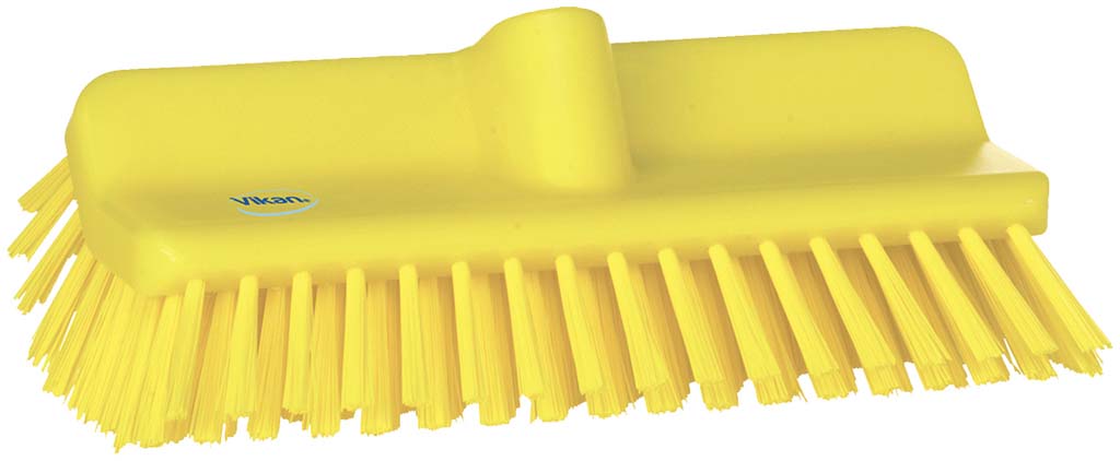 ●型番：7047●サイズ245×145×110(mm)毛の長さ：45/33(mm)●材質本体：ポリプロピレン毛：ポリエステル●耐熱・耐冷温度：120℃●ブラシボディを湾曲させアングルを付けたことで壁などの高所の洗浄、作業台下などの低位置の洗...