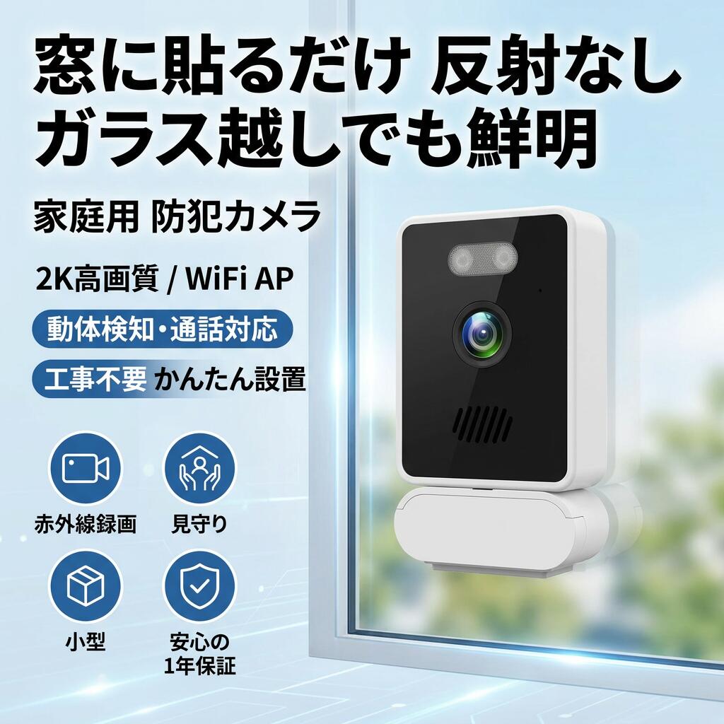商品紹介ウィンドや天井に貼り付け、反射防止。テーブル置きも可能水平355 垂直-10〜90回転対応3種類のナイトビジョンモード ワンタッチで簡単切替人型を検知したら、スマートフォンに通知可能、人型を検知した場合のみ警告を送信し、誤報を大幅に...