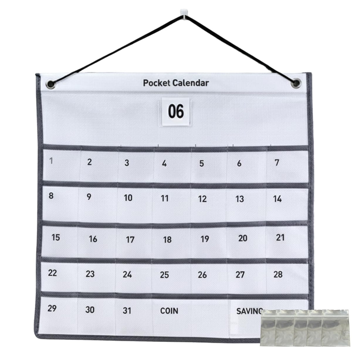 【チャック付き小分け袋50枚付きで整理がもっと簡単】薬を1日分ずつまとめて収納できるチャック付き小分け袋（約50枚）を付属。湿気やホコリを防ぎながら、外出時にも持ち運びしやすく、飲み忘れ防止に役立ちます。【商品仕様】サイズ：高さ約52cm（...