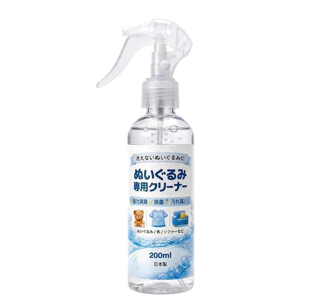 1 洗えないぬいぐるみのケアに ぬいぐるみやマスコットなど、洗いにくい布製品の汚れやニオイを手軽にケアできるクリーナーです。スプレーして拭き取るだけで簡単にお手入れできます。2 消臭・汚れ落とし ぬいぐるみや布製品の気になるニオイや汚れをす...