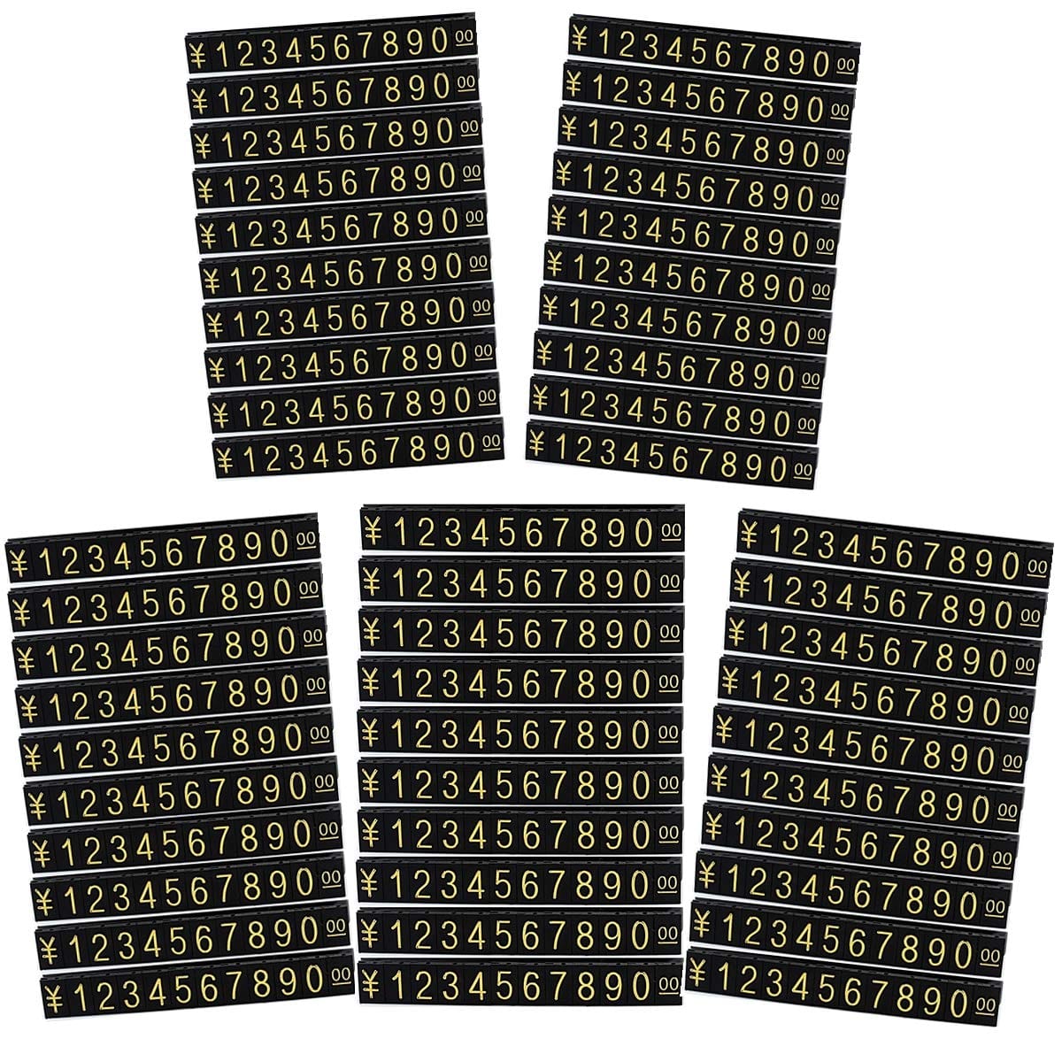 ✅【セット内容】14ピース €/￥/＄/1/2/3/4/5/6/7/8/9/0/00 × 50 セット✅【サイズ】（約）全長78mm、単粒高 9mm、幅 7mm【 材料】ABS プラスチック 【重量】90 g 【カラー】黒ベース 金文字✅お...