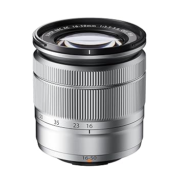 【中古】FUJIFILM XCレンズ FUJINON 標準ズームレンズ F XC16-50mmF3.5-5.6 OIS S シルバー【メーカー名】【メーカー型番】【ブランド名】富士フイルム(FUJIFILM) レンズフード 【商品説明】FU...