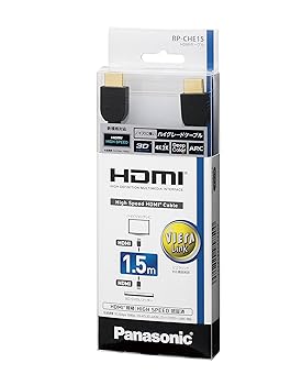 【中古】パナソニック HDMIケーブル ブラック 1.5m RP-CHE15-K【メーカー名】【メーカー型番】【ブランド名】パナソニック(Panasonic) HDMIケーブル 【商品説明】パナソニック HDMIケーブル ブラック 1.5m...