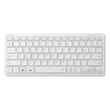 【中古】エレコム キーボード Bluetooth パンタグラフ ミニキーボード Windows・Mac・iOS・Android対応 軽量モデル ホワイト TK-FBP102XWH【メーカー名】【メーカー型番】【ブランド名】エレコム(ELEC...