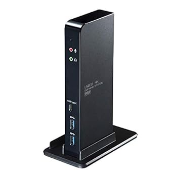 【中古】サンワサプライ USB3.1ドッキングステーションUSB2.0×2ポートUSB3.1×2ポートType-C×1ポートRJ-45ヘッドホン・マイクジャック タブレットスタンド 4K対応 USB-CVDK4【メーカー名】【メーカー型番】...