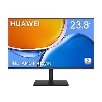 【中古】(良い）HUAWEI MateView SE 縦横回転版 23.8インチ モニター 1920 x 1080 IPSパネル FHD高さ・傾き調整 75Hz AMD FreeSync HDRカラーモード DCI-P3 90% HUAWE...