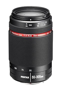 【中古】(未使用・未開封品)HD PENTAX-DA 55-300mmF4-5.8ED WR 望遠ズームレンズ APS-Cサイズ用 高い描写性能 高性能 HDコーティング 防滴構造 ペンタックス一眼Kシリーズはボディ内手振れ補正を搭載 22...
