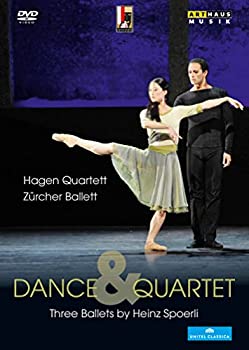 【状態　非常に良い】【中古】Dance & Quartet: Three Ballets [DVD]【ジャンル】室内楽・器楽曲, スポーツ・フィットネス【Brand】【Contributors】Zurich Ballet: Artist; ...