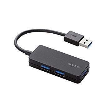 【状態　非常に良い】(中古品)エレコム USB3.0 ハブ 3ポート バスパワー ブラック U3H-K315BBK【メーカー名】エレコム【メーカー型番】U3H-K315BBK【ブランド名】ELECOM(エレコム)【商品説明】エレコム USB...