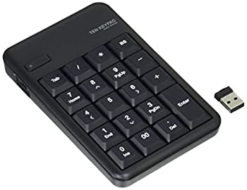 【中古】エレコム テンキー ワイヤレス(レシーバー付属) メンブレン 1000万回高耐久 ブラック TK-TDM017BK【メーカー名】エレコム【メーカー型番】TK-TDM017BK【ブランド名】エレコム【商品説明】エレコム テンキー ワイ...
