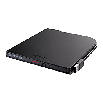 【中古】BUFFALO Surface対応 書き込みソフト添付 ケーブル収納 ウルトラスリムタイプ ポータブルDVD ブラック DVSM-PT58U2V-BKD【メーカー名】バッファロー【メーカー型番】DVSM-PT58U2V-BKD【ブラ...
