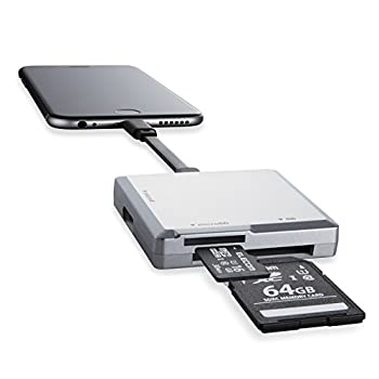 【中古】ロジテック ライトニングカードリーダー SD microSD対応 Type-C変換アダプタ付属 シルバー LMR-MB15SV【メーカー名】エレコム【メーカー型番】LMR-MB15SV【ブランド名】ELECOM【商品説明】ロジテック...