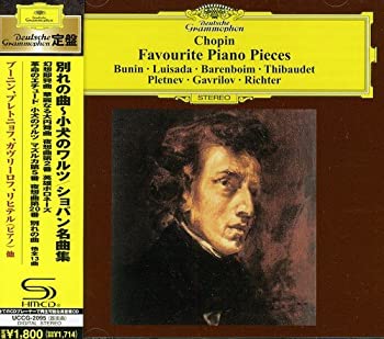 【中古】【非常に良い】別れの曲~小犬のワルツ/ショパン名曲集 [CD]【メーカー名】0【メーカー型番】0【ブランド名】オムニバス(クラシック),ショパン,バレンボイム(ダニエル),ガヴリーロフ(アンドレイ),プレトニョフ(ミハイル),リヒテ...