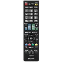 【中古】【ゆうパケット対応品】シャープ[SHARP]　オプション・消耗品　【0106380471】　液晶テレビ用　リモコン[ブラック系](LC-50W20-B LC-40W20-B)【ジャンル】カテゴリー別【Brand】シャープ(SHARP...