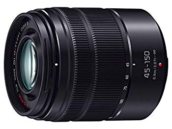 (中古品)パナソニック 望遠ズームレンズ マイクロフォーサーズ用 ルミックス G VARIO 45-150mm/F4.0-5.6 ASPH. /MEGA O.I.S. ブラック H-FS45150-KA【メーカー名】パナソニック【メーカー型...