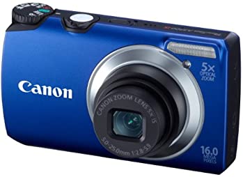 【中古】Canon デジタルカメラ PSA3300ISブルー PSA3300IS(BL) 1600万画素 光学5倍ズーム 3.0型液晶【メーカー名】キヤノン【メーカー型番】PSA3300IS(BL)【ブランド名】キヤノン商品画像はイメージで...