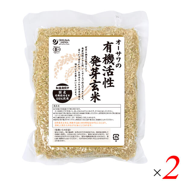 オーサワの有機活性発芽玄米は、転換期間中有機玄米を使用した生命力あふれる発芽玄米です。 玄米本来の甘みと旨みを引き出し、製造工程でボイルせず生きたまま加工しています。 炊飯器で手軽に炊け、白米に混ぜてもおいしく召し上がれます。 ※転換期間中...
