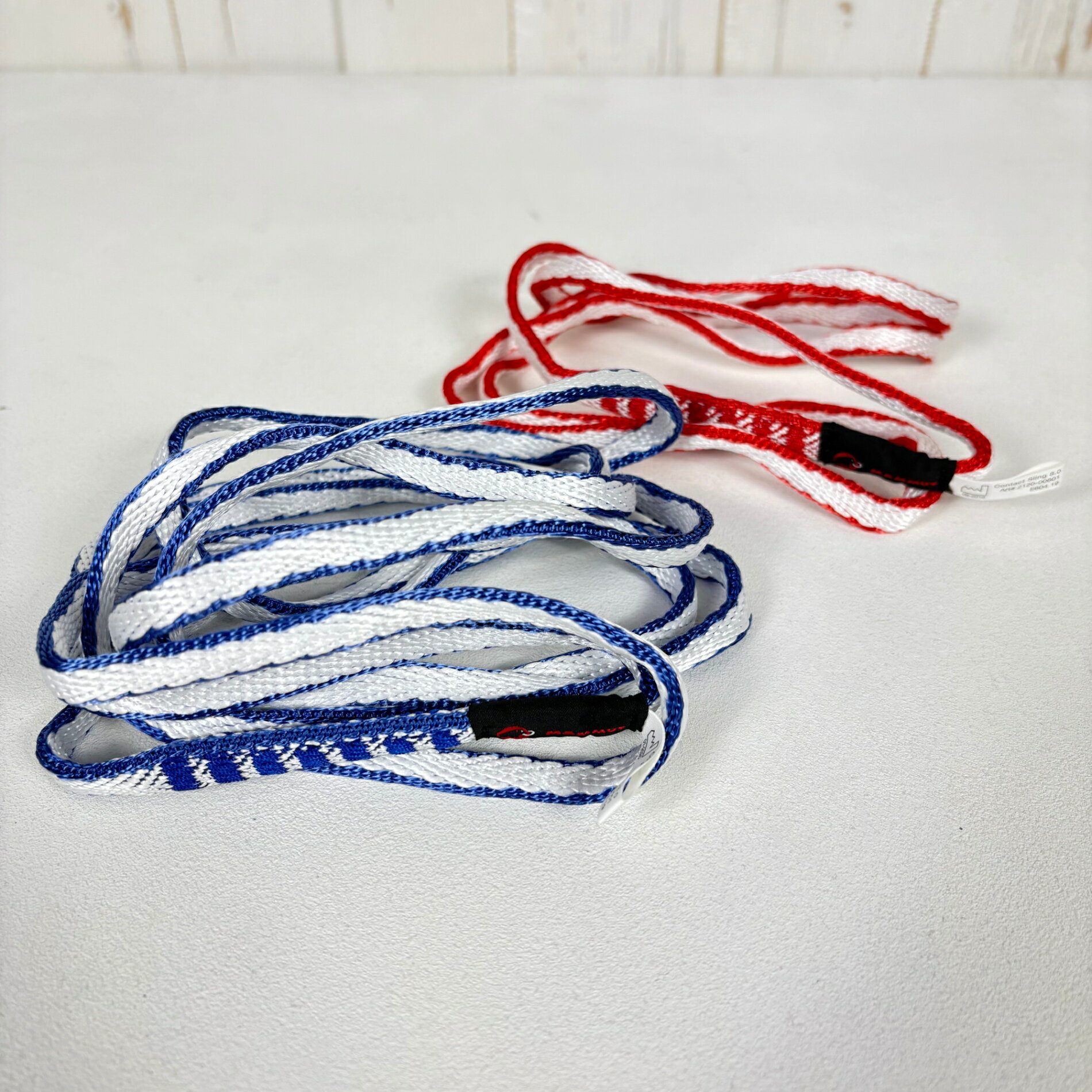 【OneSize】【 OneSize ブルー系】Mammut ( マムート ) コンタクト スリング 8.0 Contact Sling 8.0 240cm / 120cm セット ロッククライミングギア z00054928 ブルー系 ロッ...