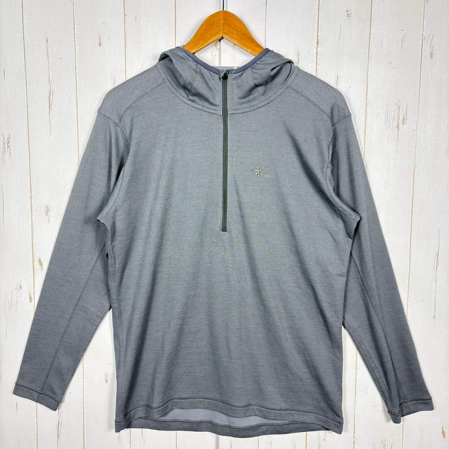 【Men's S】【Men's S グレー系】Foxfire ( フォックスファイヤー ) トランスウェット ウール ハーフ ジップ フーディ TS Wool Half Zip Hoody ポリエステル ウェア トップス インナー シャツ ...