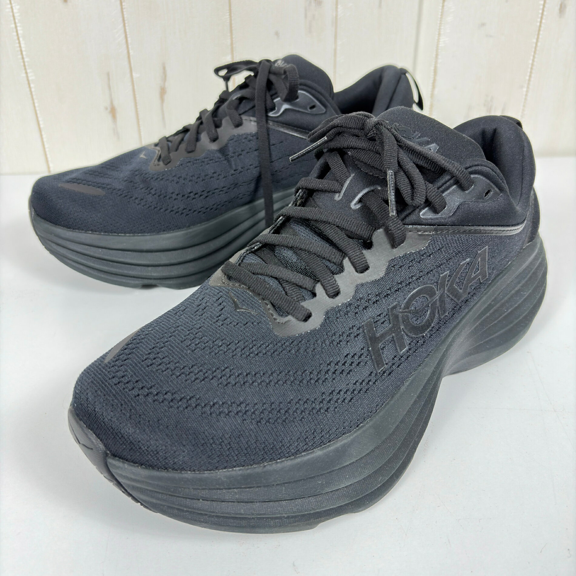 【Men's 27.0cm】【Men's 27.0cm ブラック系】Hoka Oneone ( ホカ オネオネ ) ボンダイ 8 ワイド BONDI 8 WIDE フットウェア ロードランニングシューズ z00052573 ブラック系 フッ...
