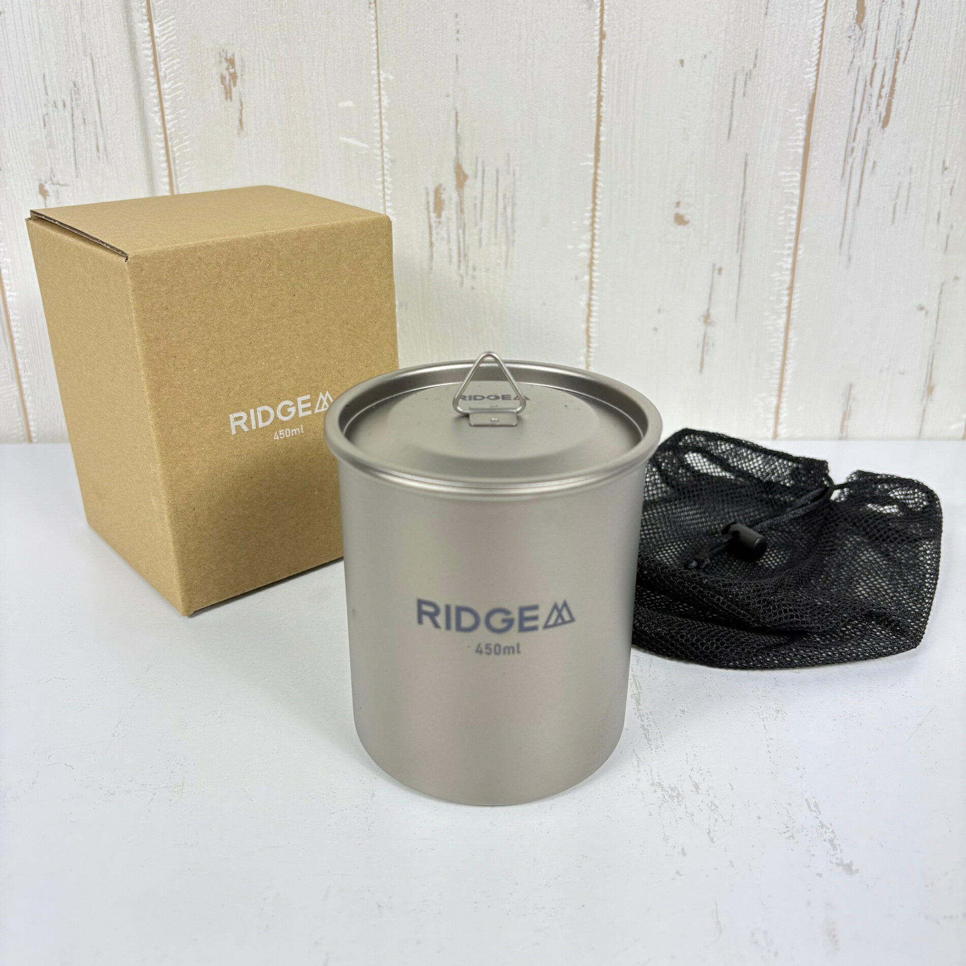 【Unisex OneSize】【Unisex OneSize シルバー系】 Ridge Mountain Gear ( リッジマウンテンギア ) チタニウム マグ Titanium Mug 450ml z00055809 シルバー系 クッ...
