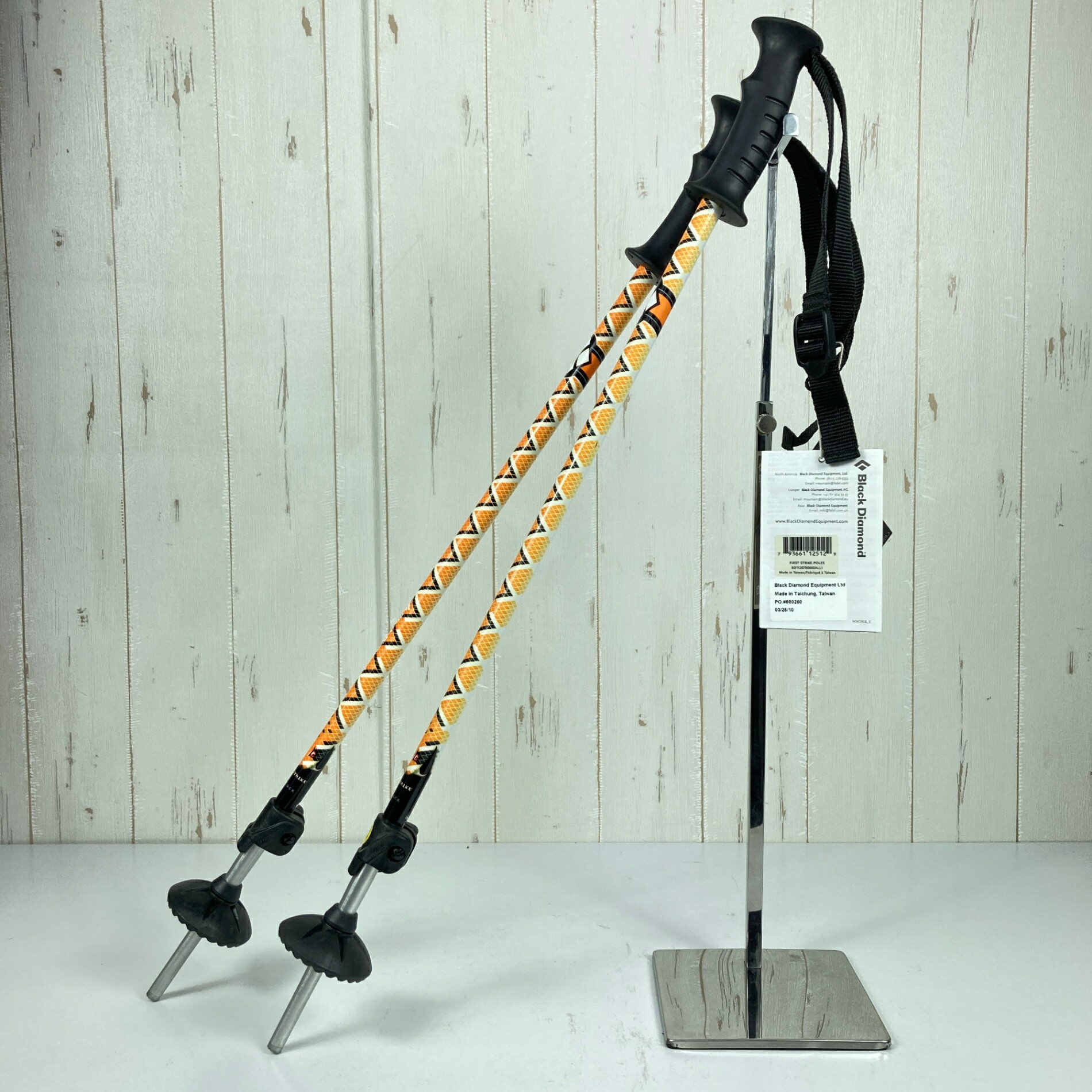 【110】【 110 オレンジ系】Black Diamond ( ブラックダイヤモンド ) ファースト ストライク ポール First Strike Poles 生産終了モデル 入手困難 アルミ ポール ストック トレッキングポール z00...