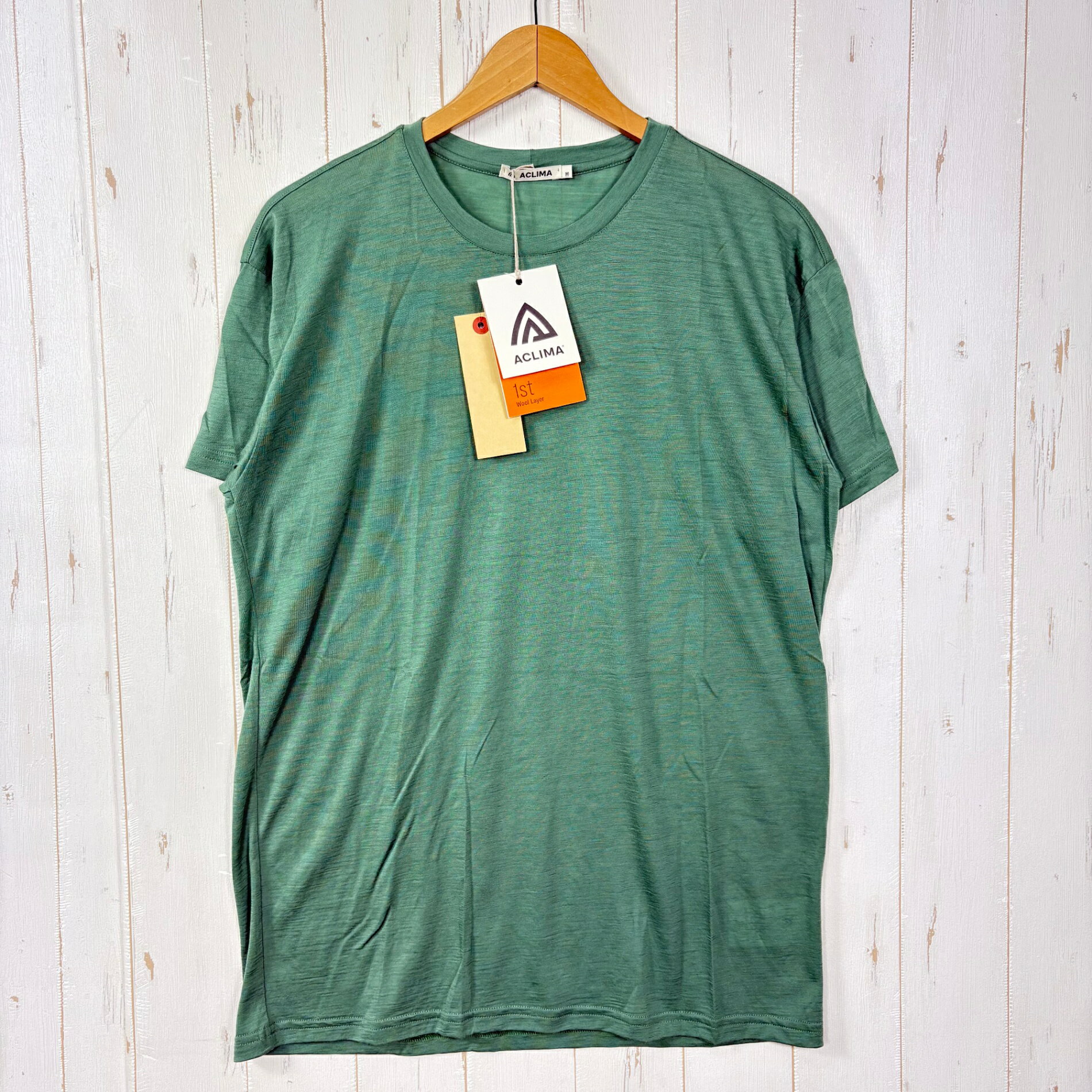 【Men's M】【Men's M グリーン系】 Aclima ( アクリマ ) ライトウール クラシック ティー LightWool Classic Tee 106817 362 DARK IVY z00055903 362 DARK I...