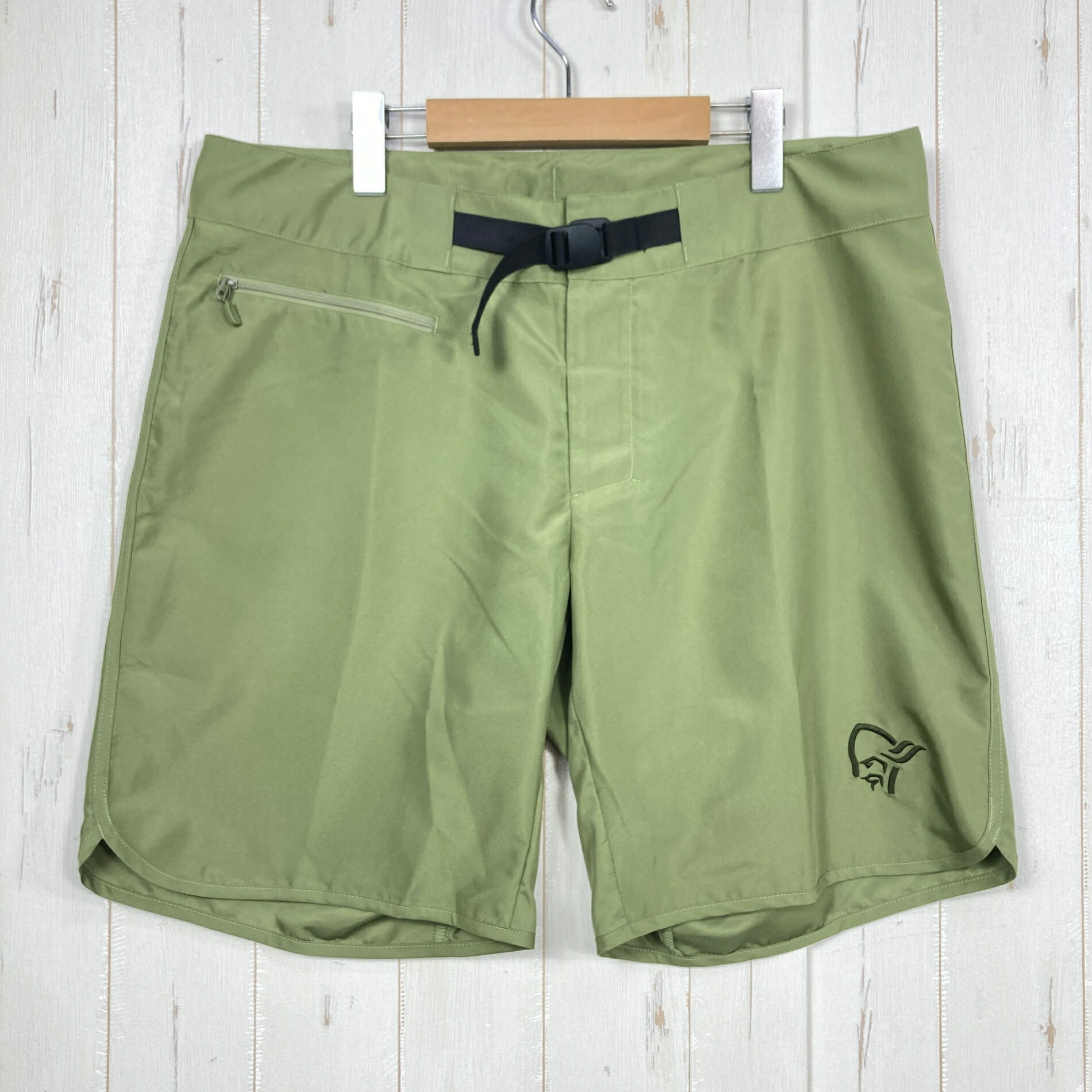 【Men's M】【Men's M グリーン系】 Norrona ( ノローナ ) フェムンド サイレント グリッド ショーツ Femund Silent Grid Shorts 2718-25 3006 Loden Green z0005...