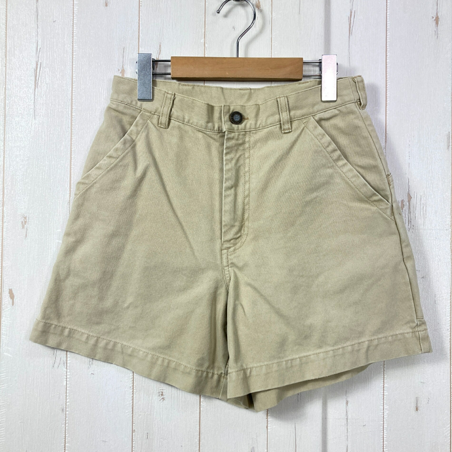 【Men's 30】【Men's 30 ベージュ系】1995 Patagonia ( パタゴニア ) スタンドアップ ショーツ STAND UP SHORTS Sand 生産終了モデル 入手困難 雪なしタグ コットン ウェア ボトムス ショ...