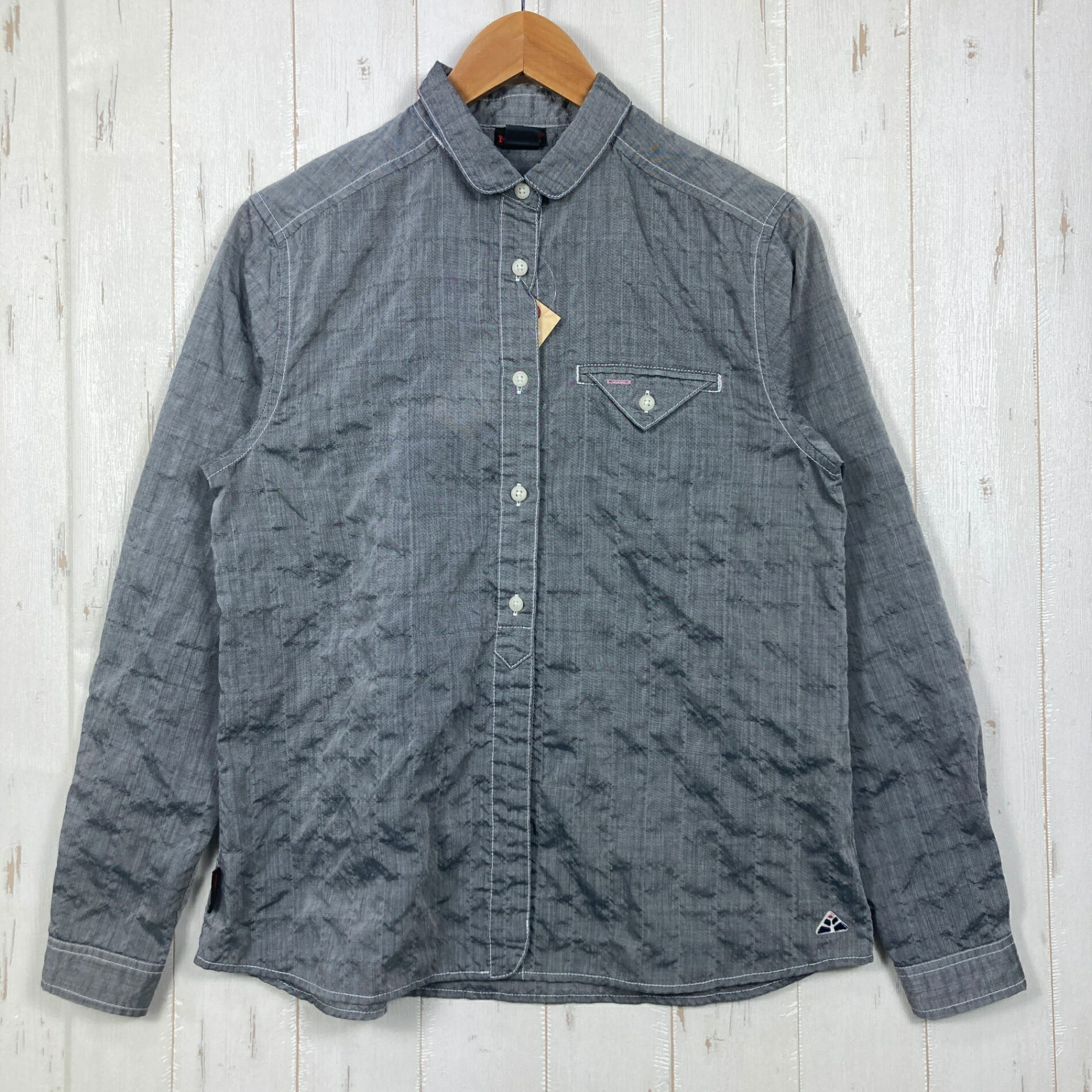 【Women's L】【Women's L グレー系】Marmot ( マーモット ) スロー マウンテン ロングスリーブ シャツ Slow Mountain L/S Shirt 生産終了モデル 入手困難 四角友里コラボモデル ポリエステル...