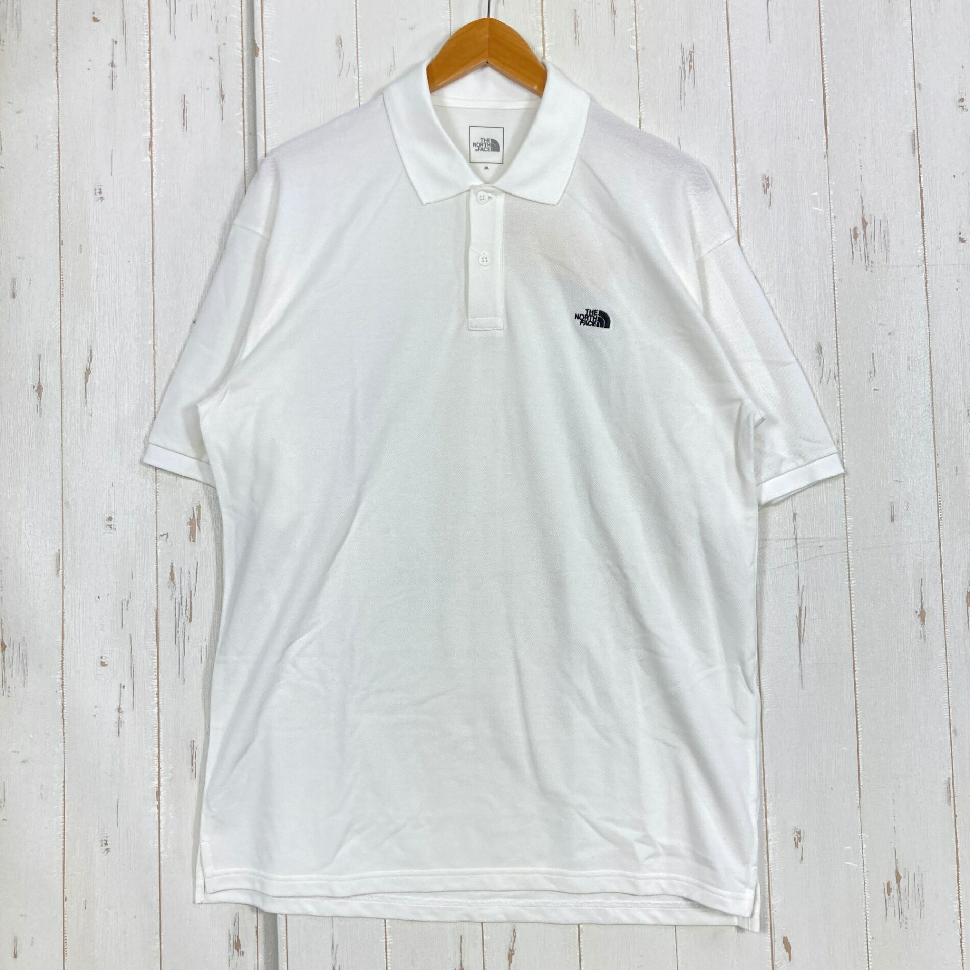 【Men's XL】【Men's XL ホワイト系】The North Face ( ザ・ノースフェイス ) ショート スリーブ エニー パート ポロ S/S Any Part Polo ポリエステル ウェア トップス インナー シャツ シ...