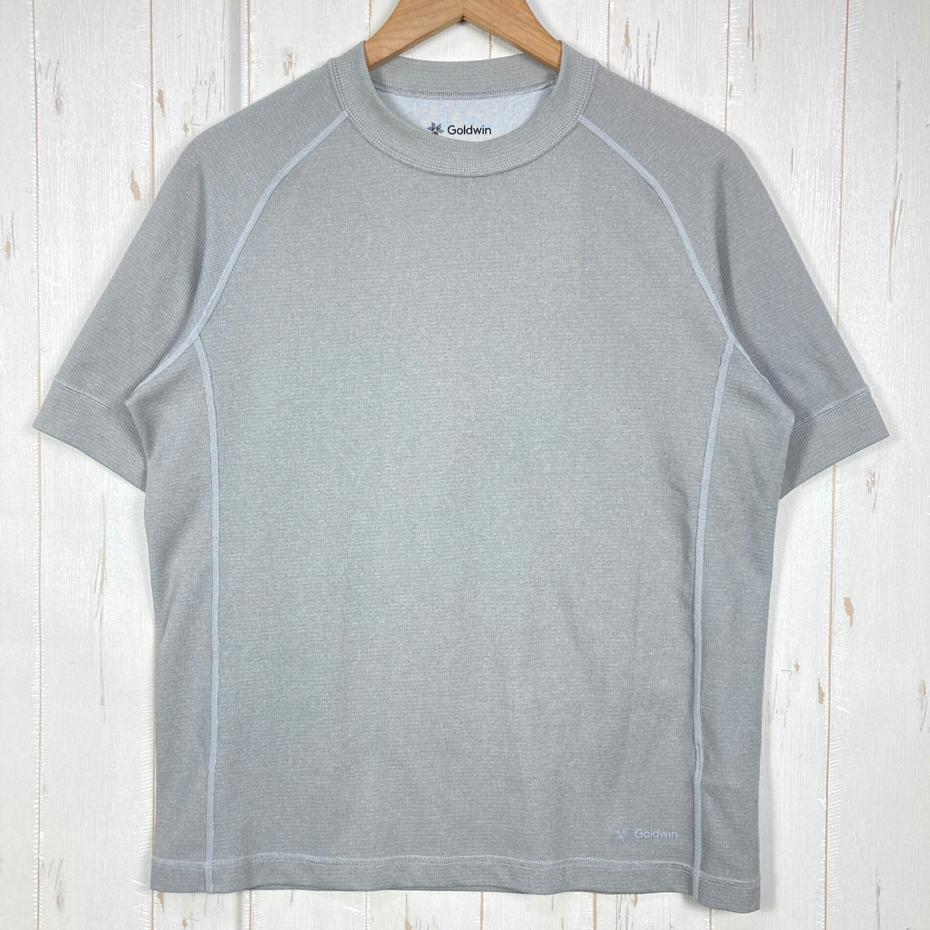 【Men's S】【Men's S グレー系】Goldwin ( ゴールドウィン ) リポーズ Tシャツ Re-Pose T-Shirt C3fit（シースリーフィット） ポリエステル ウェア トップス インナー シャツ ショートスリーブT...