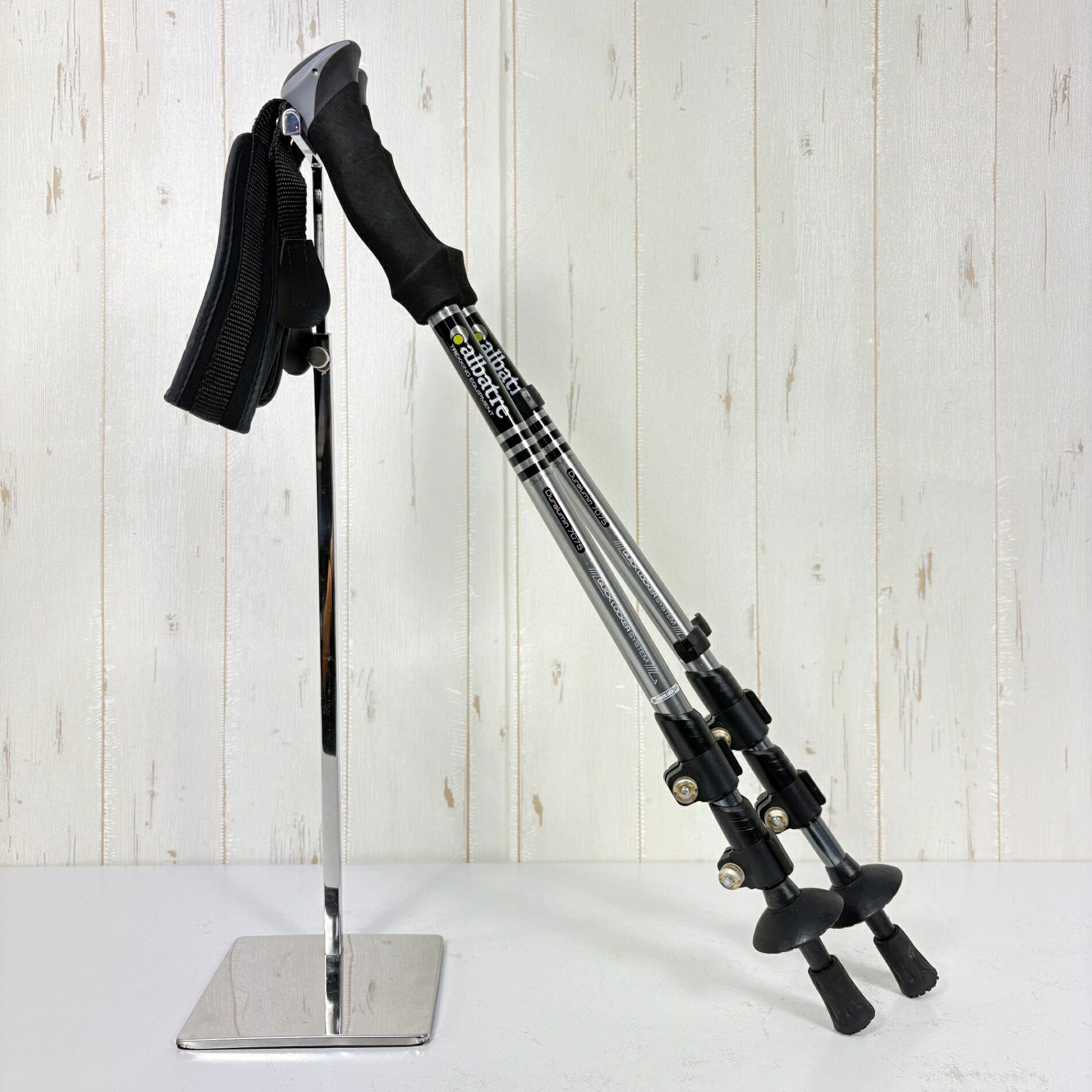 【125cm】【 125cm ブラック系】Albatre（アルバートル） カムロック トレッキングポール アルミ ポール ストック トレッキングポール z00059585 ブラック系 ポール ストック トレッキングポール ・セカンドギア在庫...