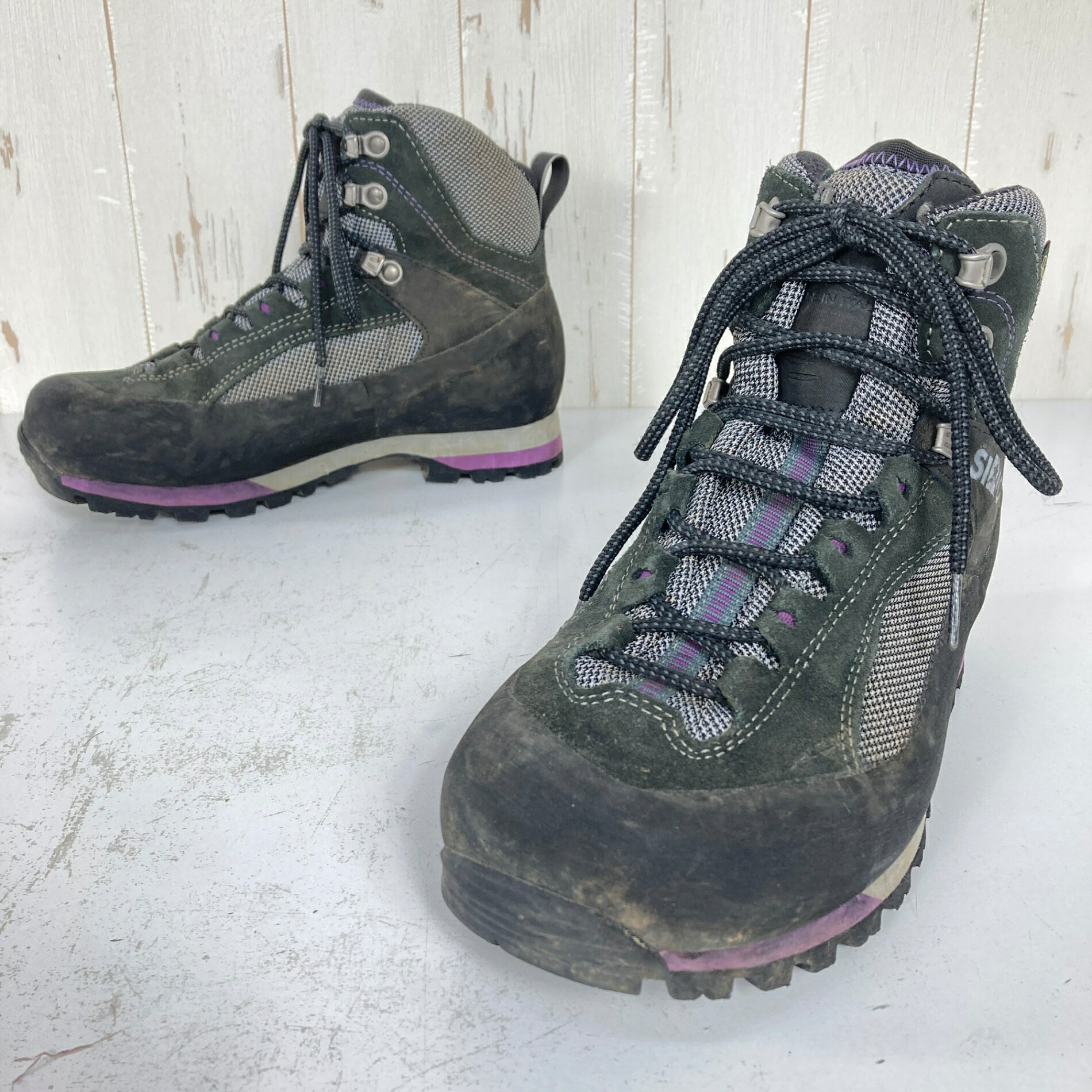 【Women's 24.0cm】【Women's 24.0cm ブラック系】Sirio ( シリオ ) P.F.431 Asphalt ✕ Iris フットウェア トレッキングブーツ z00059803 Asphalt ✕ Iris ブラッ...