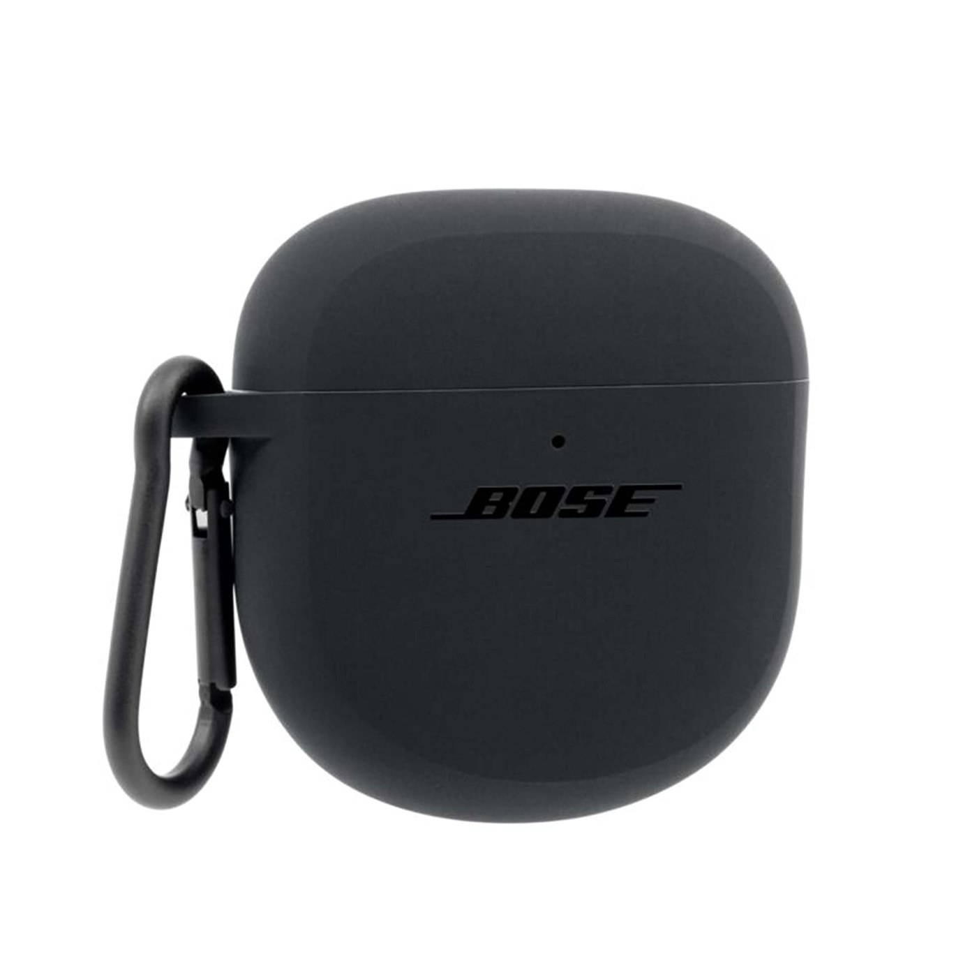 【商品について】Bose QuietComfort Earbuds IIの充電ケース用シリコンカバーです。カラー：トリプルブラック。カラビナ付き。カバーのみの販売です。イヤホン本体および充電ケースは付属しません。他のBoseイヤホン用ケース...