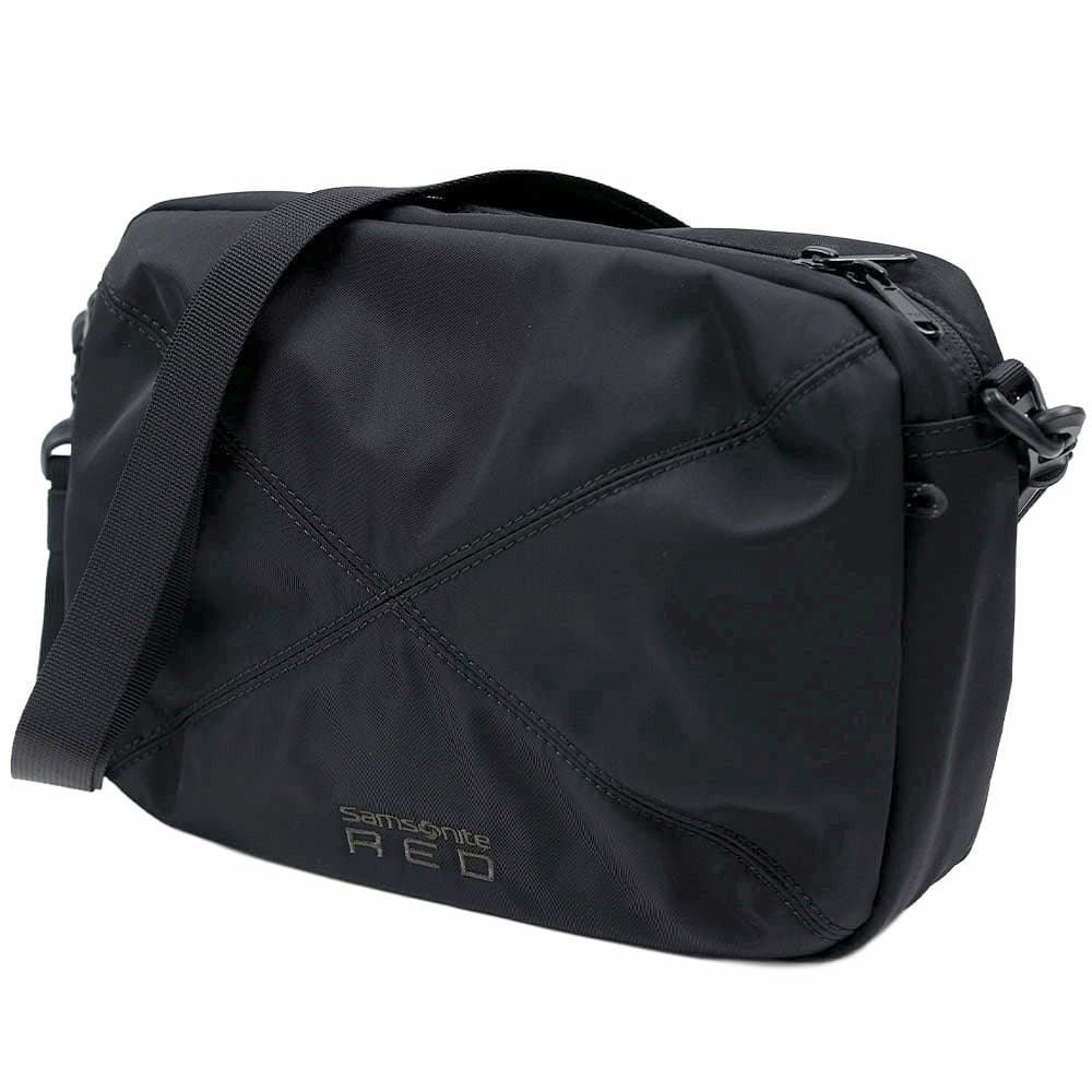 ■商品名 サムソナイト レッド ショルダーバッグ メンズ レディース ユニセックス アーバンザック 撥水加工済ナイロン ブラック Samsonite RED Urban Zac Shoulder Bag S Black QO7 09003 ...