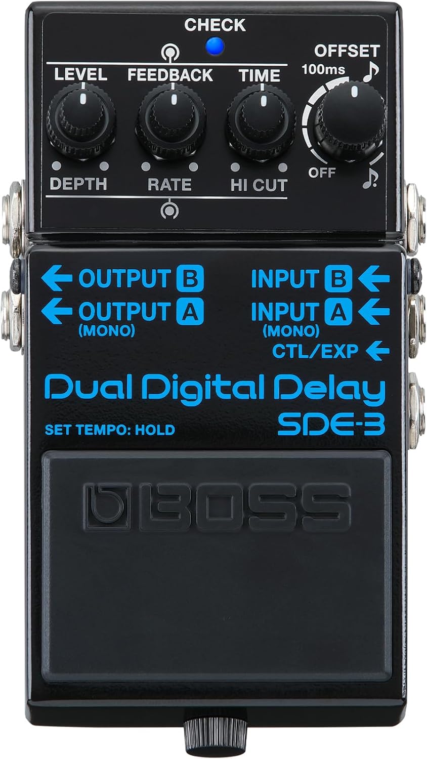 SDE-3は、ヴィンテージデジタルキャラクターと幅広い汎用性を1つのユニークで刺激的なBOSSコンパクトペダルに融合させています。 ローランドSDE-3000の本物のサウンドとコア機能を体験してください。 これは、史上最も影響力のあるギタリ...