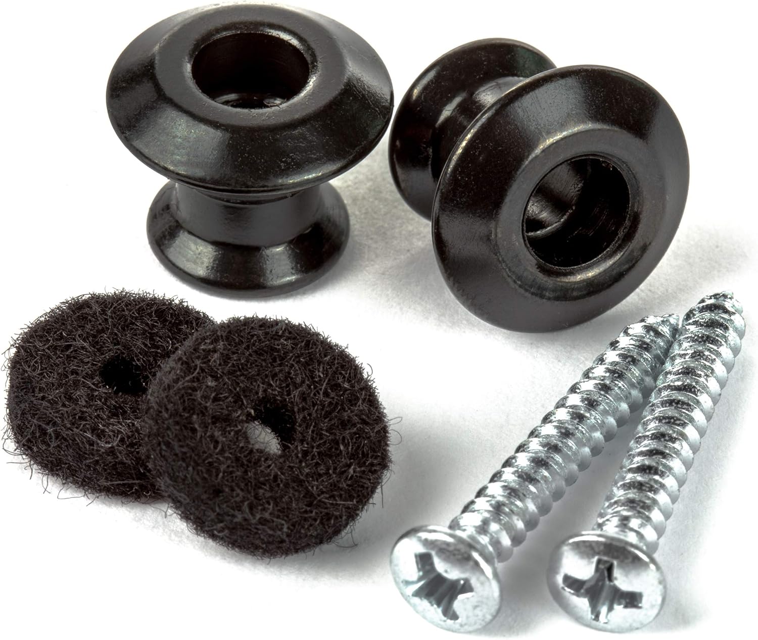 ジム ダンロップ社製の定番のストラップロックのギター側ストラップピンだけをセットにしたパッケージ。 ストラップロックを装着した1本のストラップを複数のギターでスムーズに持ち替えたりする場合に便利です。かさ部分が大きいため普通のストラップピン...