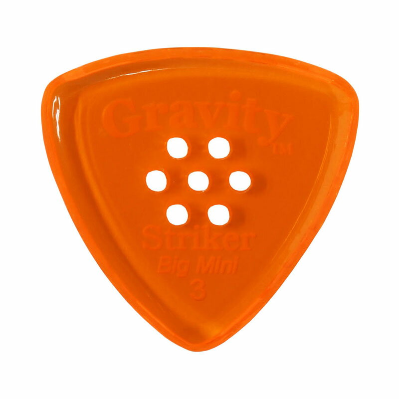 ・3.0mm Striker Big Mini, Multi Hole, Orange ・GRAVITY GUITAR PICKSはハンドメイドでピックを製作するアメリカのブランド。 ・アメリカで職人の手により美しく磨き上げられたピックはス...