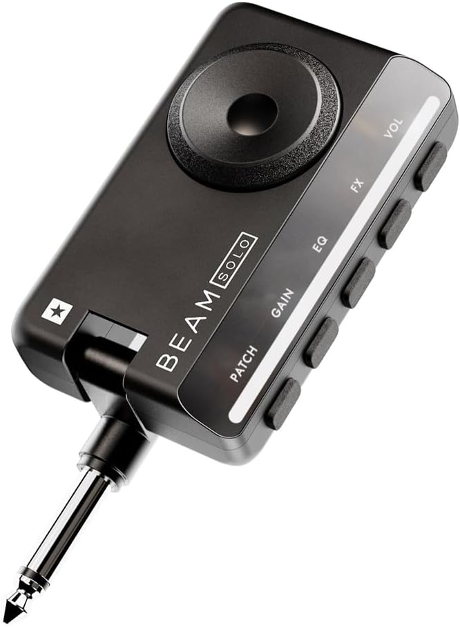 BEAM : SOLOは、ヘッドフォンアンプの常識を覆す新しいサウンド体験を提供します。Blackstar のシグネチャートーンを、直感的でコンパクトな筐体に凝縮。エレキギター、アコースティックギター、ベースに対応し、音質、操作性、アプリ連...