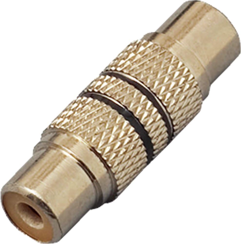 メタルBODY仕様のオーディオ変換用プラグ RCA(F) - RCA(F) ※( )内…M=オス/F=メス RCAピン・ケーブルの延長 メーカー側の意匠変更により、予告なく外観上のデザイン・カラー等が変わる場合がございます