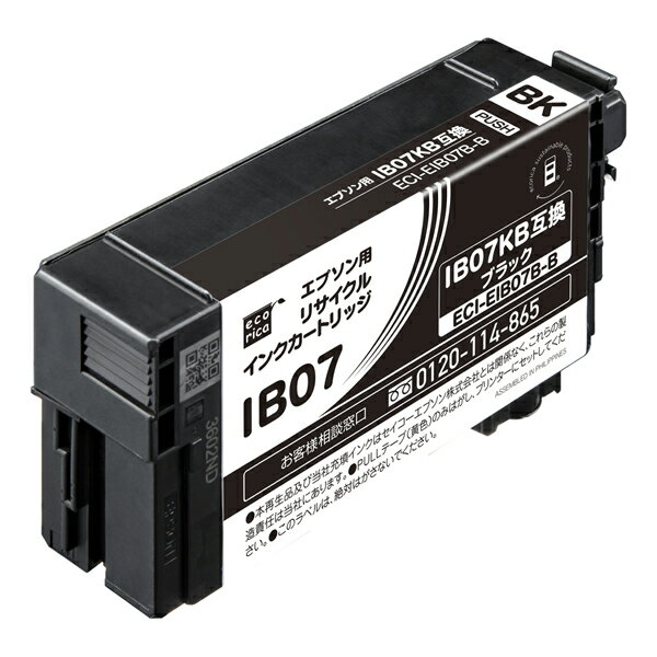 【内容物】 IB07KB対応 リサイクルカートリッジ　1個 【適合プリンター】 PX-M6010F PX-M6011F PX-S6010