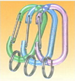 【用途】 連結用フックです。 アクセサリーとしてお使いください。 【商品特長】 ・軽くて美しいポリカーボネート製。 ・スプリングゲートはいずれもSUS304製です。 ・リング付です。 ・20ヶ入 ※バラでのご注文は受け付けておりません。 【...