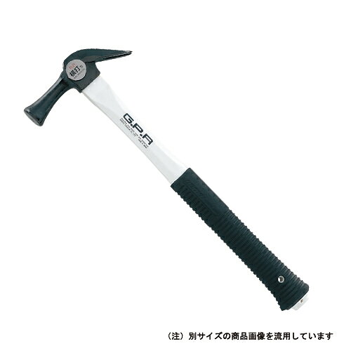 特長●引き抜きグラスファイバーで強度バツグンです。●カケ等の破損から身を守る強化プラスチックカバー採用です。●手にやさしいエラストマゴムを採用しています。用途●グラス柄仮枠鎚。材質／仕上-仕様●全長：395mm。●頭全長：128mm。●口径...
